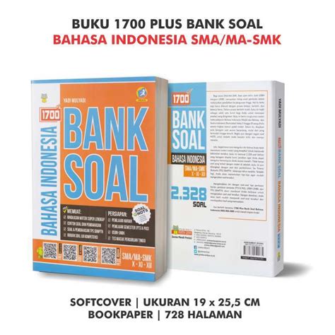 Jual Buku Sma Kelas X Xi Xii Soal 1700 Plus Bank Soal Kimia Biologi Bahasa Indonesia