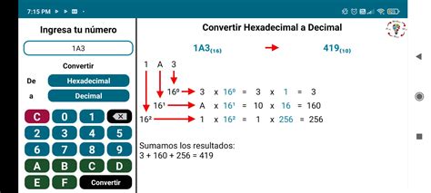 Conversor Binario Decimal Hexadecimal Octal Mates Fáciles
