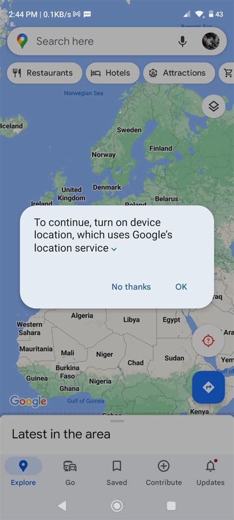 Java Enabling Location Without Manual Intervention In Android Similar To Google Maps Stack