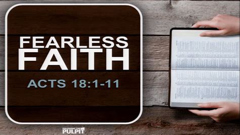 Josh Allen A Fearless Faith Acts 18 Ptp365