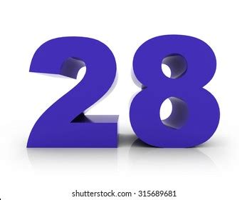 Number 28 Stock Illustration 315689681 Shutterstock