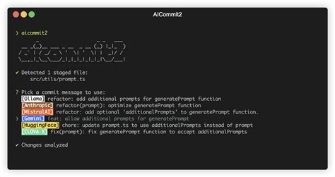 Github Tak Broaicommit2 A Reactive Cli That Generates Commit