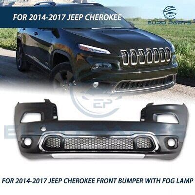 For 2014 2015 2016 2017 Jeep Cherokee Front Bumper Body Kit W Fog