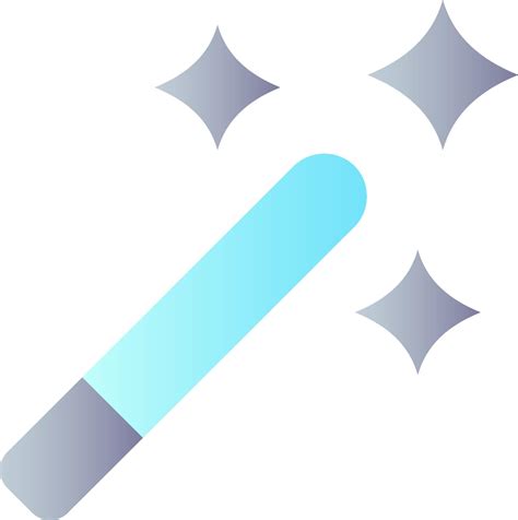 Magic Wand Tool Flat Gradient Color Ui Icon Wizard Accessory Area