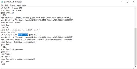 How To Create A Secret Folder Using Notepad Test