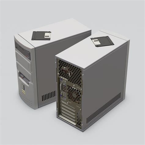 Old System Unit 3d Model Turbosquid 1986394
