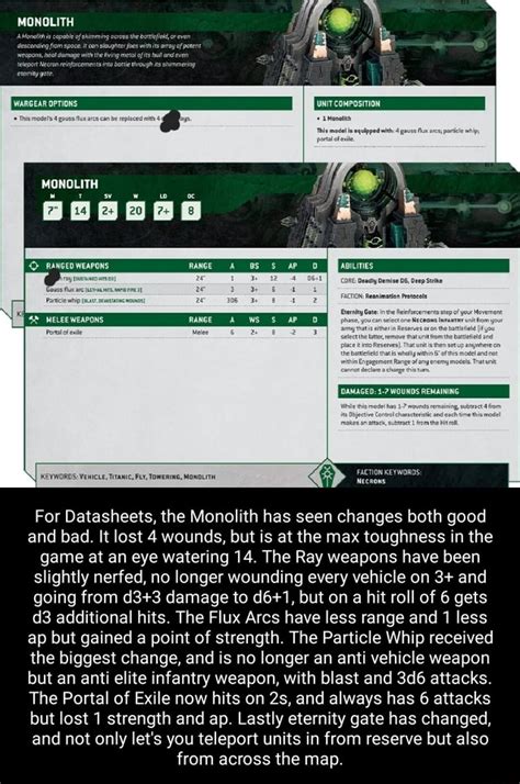 MONOLITH A Monolith Is Copable Of Skirnm Descending From Space It Can With Ts Orray Of Potent