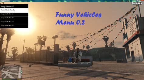 Funny Vehicle Menu GTA5 Mods Com
