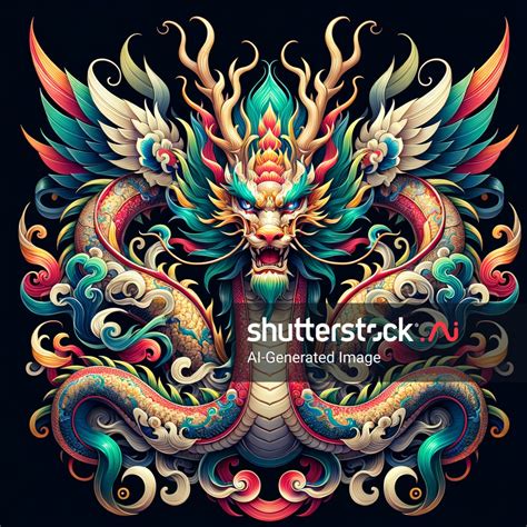 Anime Artistic Image Chinese Dragon Faceing Ai Generated Image 2404159035 Shutterstock