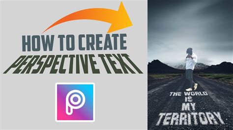 How To Make Perspective Text Effect In Picsart How To Create 3d Text