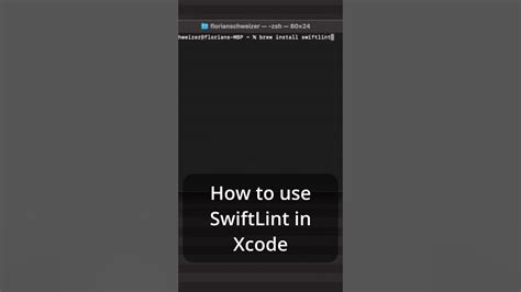 Swiftlint In Xcode Shorts Swiftui Learnswiftui Xcode Appledeveloper Youtube