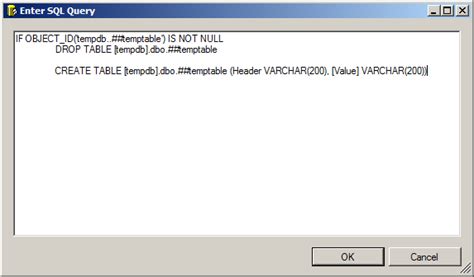 Ssis How Do I Use If Statement Within Execute Sql Task To Create A