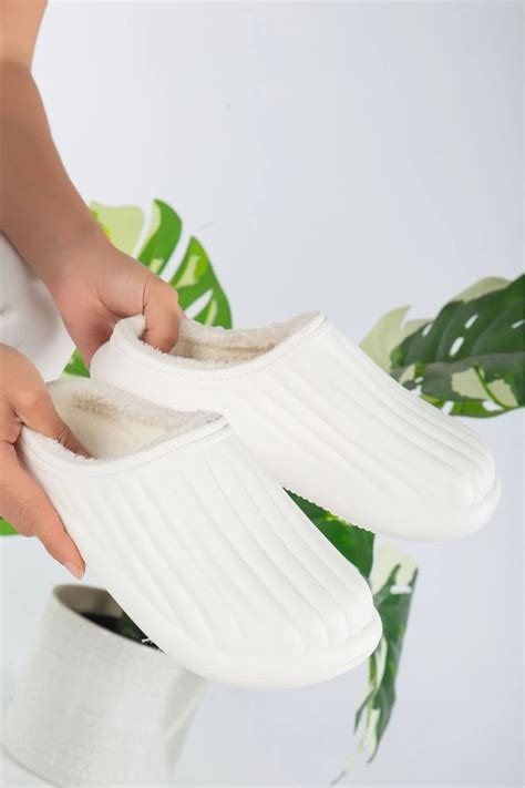 Pln Shoes Faylon Taban Içi Yünlü Unisex Ev Terliği Fiyatı Yorumları