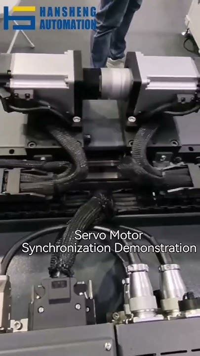 Servo Motor Synchronization Demonstration Machine Motor Automation Youtube