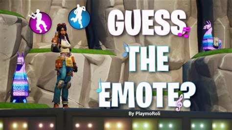 🎵 Guess The Emote With Parkour 🎵 0276 2023 7903 By Playmoroliyt