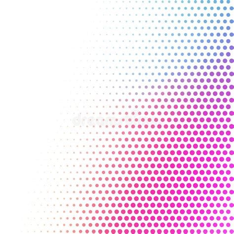 Halftone Dotted Triangle Corner Isolated Vector Spotted Mosaic Shape Texture Stock Vector