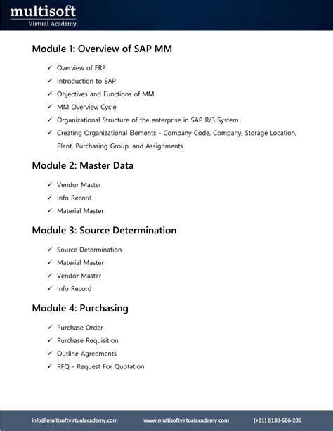 Ppt Sap Material Management Mm Online Training Certification Ppt