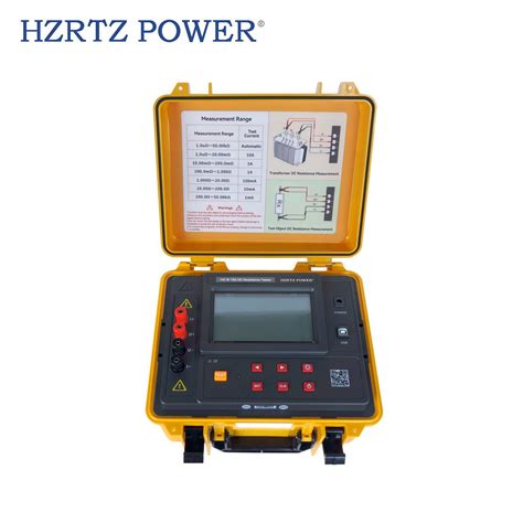Lightweight Portable Dc Resistance Tester Power Transformer Test Meter Dc Resistance Tester