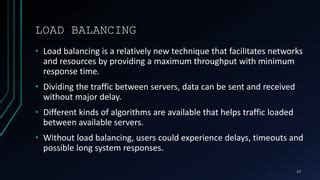 LOAD BALANCING ALGORITHMS PPTX