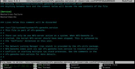 Edit With Systemctl Edit To Add Restart On Fail To A Service