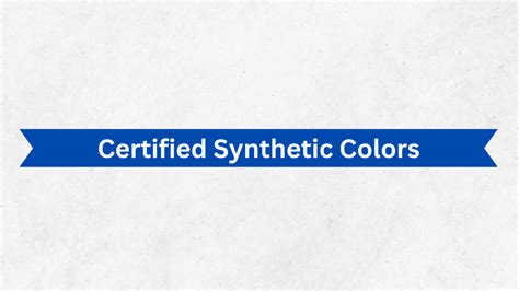 What Are Synthetic Dyes Complete Guide