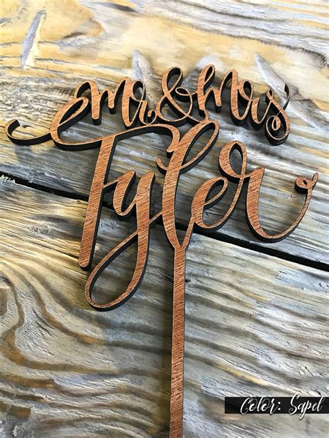 Personalized Wedding Cake Topper Customized Cake Topper For Wedding