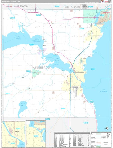 Maps Of Winnebago County Wisconsin