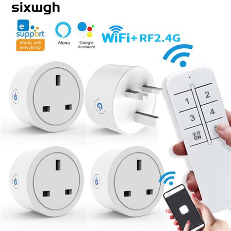 16A Wifi Socket Smart Socket Smart Switch Wireless Switch Support EWeLink App Support Alexa