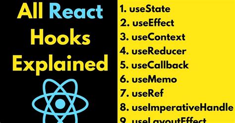 Different Types Of Hooks In React And Their Uses