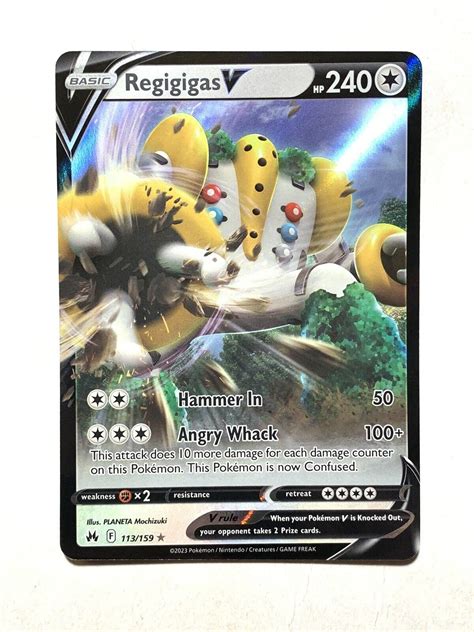 Pokemon Regigigas Card