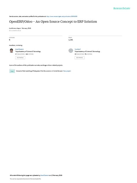 openerpodoo an open source concept to erp soluti pdf model view