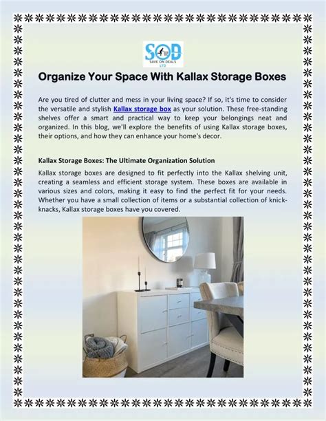Ppt Organize Your Space With Kallax Storage Boxes Powerpoint Ppt Organize Your Space With Kallax Storage Boxes Powerpoint