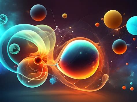 Premium Ai Image Science Abstract Background