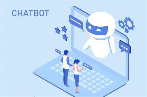 Chatbot Technology Concept Couple Chatting With Robot Asking