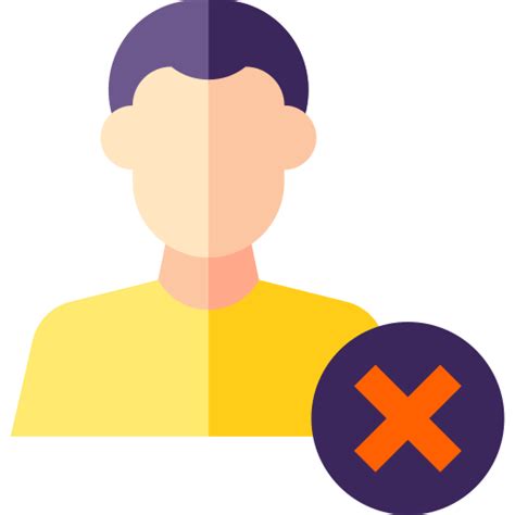 Rejected Basic Straight Flat Icon