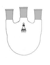 Flask Round Bottom Three Neck Capacity Ml Center Neck Joint Side Neck Joints