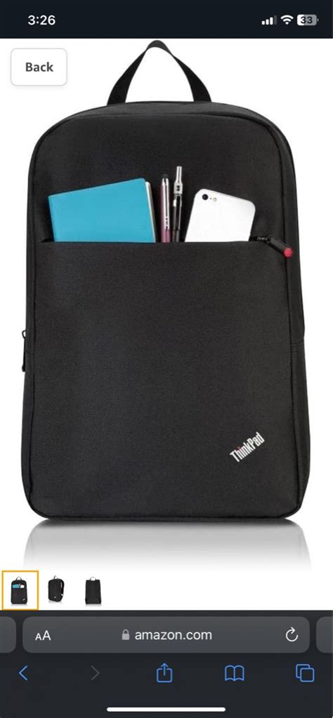 Lenovo Thinkpad Basic Laptop BackPack Inch Computers Tech Parts Accessories Laptop