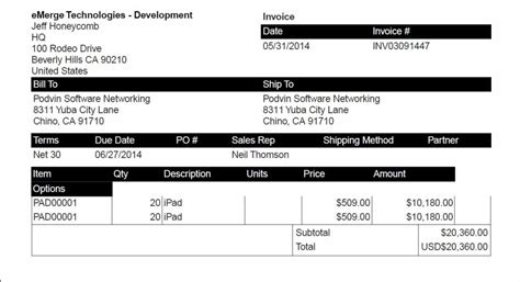 Customizing Netsuite Sending Multiple Invoices In One File
