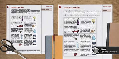 Estimation Activity Teacher Made Twinkl