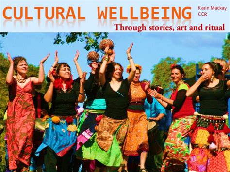 Pdf Cultural Wellbeing Through Stories Art And Ritual