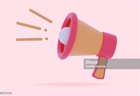 3d 확성기 스피커 또는 확성기 승진 발표를 위한 불혼 확성기 확성기 확성기 3차원 형태에 대한 스톡 사진 및 기타 이미지 3차원 형태 경고 기호 기민 Istock