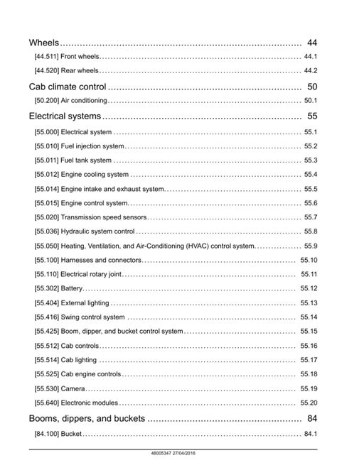 Service Manual New Holland We150b Wheeled Excavator 48005347