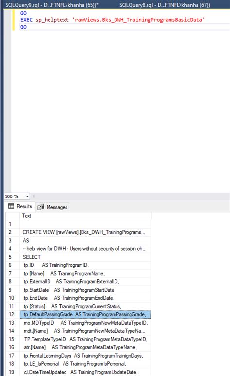 Solved Ssms 19 0these Tables Are Used In The View But I Am