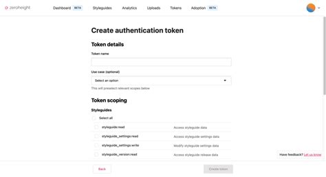 Authentication Token Creation Learning Hub Zeroheight
