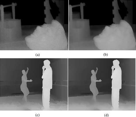 Examples For The Depth Maps Preprocessed With The Proposed Method Note