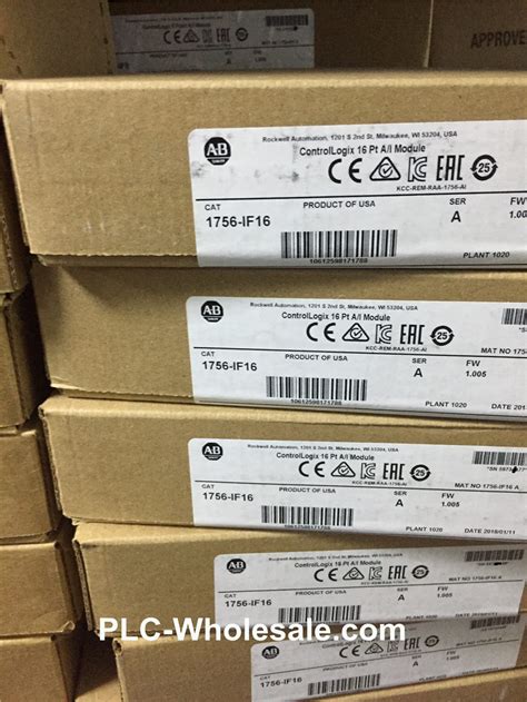 Us 700 97 New Sealed Allen Bradley 1756 If16 Controllogix Analog Input Module Current