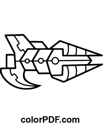 Geometrie Dash Ship Omalovánky a knihy v PDF