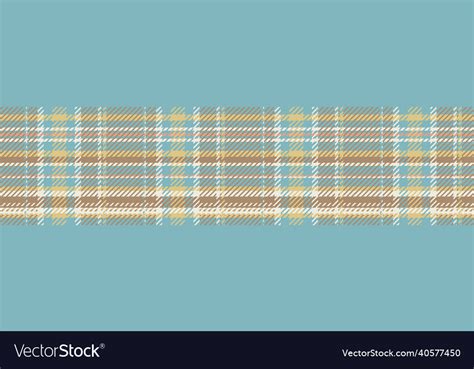 Gender Neutral Seamless Plaid Border Royalty Free Vector