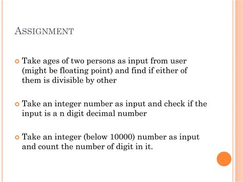 Control Flow Statements And Datatypes In C Ppt