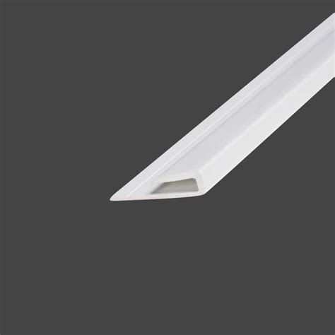 White Hygienic Cladding Edge Bar 1 Part Polar Cladding